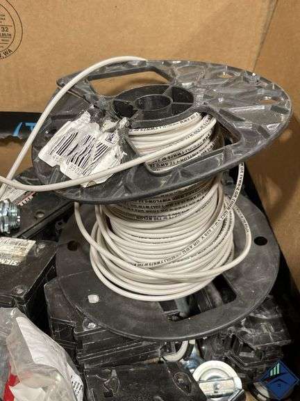 Various Sized Circuit Breakers and Spool of Wire - Estate Details