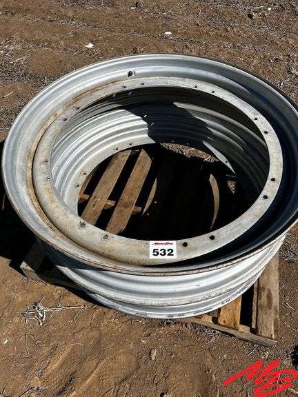 (2) 48”x12” 16 Hole Rims - Musser Bros Inc