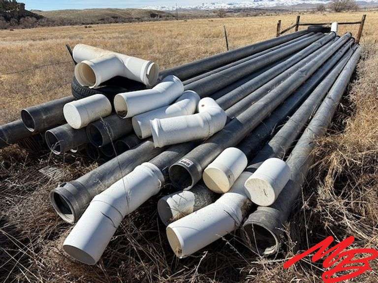 (40) Joints of 8” Aluminum Irrigation Pipe, 22” Spacing - Musser Bros Inc